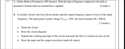 Solved 1 A. In below given diodes circuit with V1=9V.R-122, | Chegg.com