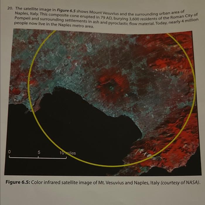 Solved 20. The satellite image in Figure 6.5 shows Mount | Chegg.com