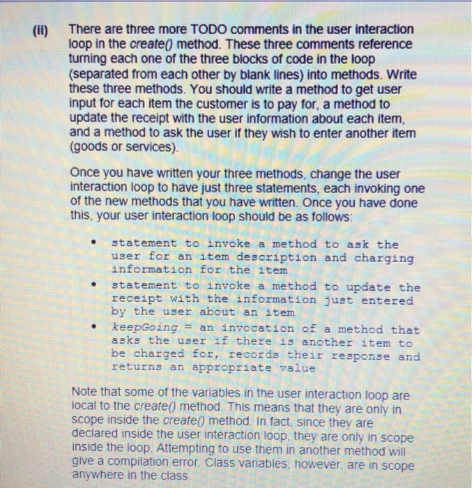 Part A Consider the Loops class. Compile and run the | Chegg.com