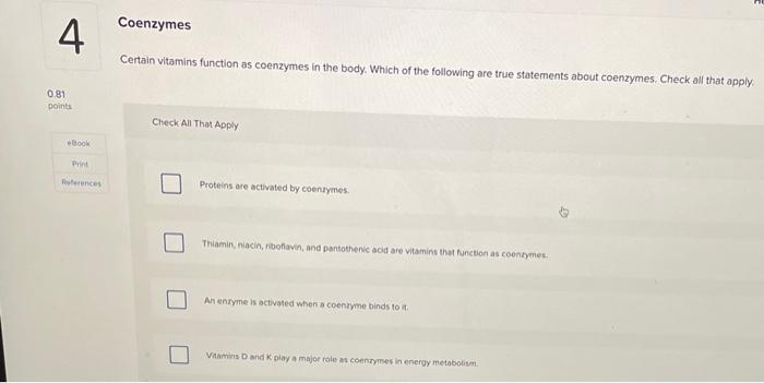 Solved Which of the following are true statements about | Chegg.com