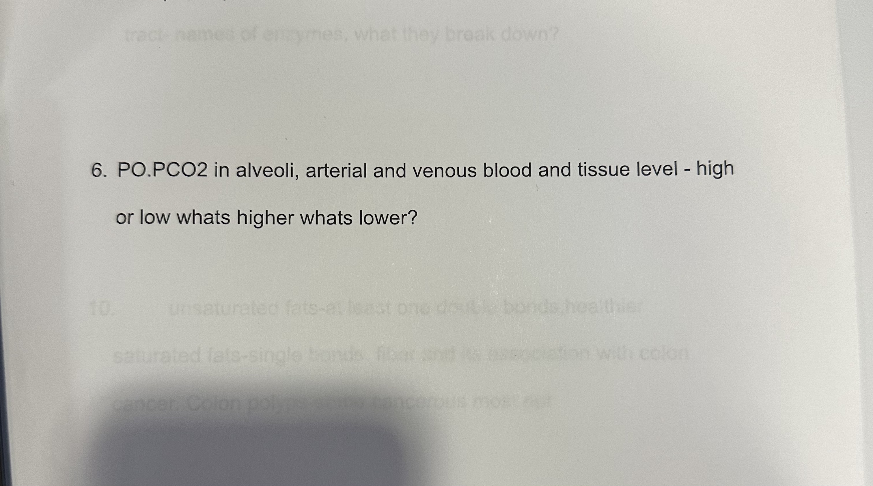 Solved PO.PCO2 ﻿in alveoli, arterial and venous blood and | Chegg.com