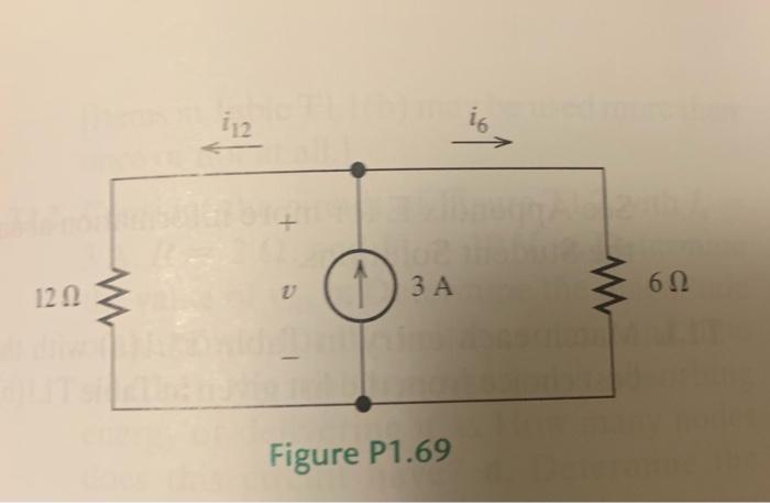 Solved P1.69. Solve for the currents shown in Figure P1.69 | Chegg.com