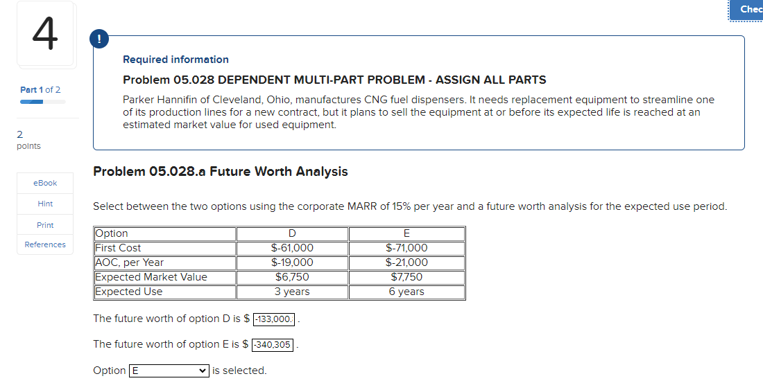 Solved !Required informationProblem 05.028 ﻿DEPENDENT | Chegg.com