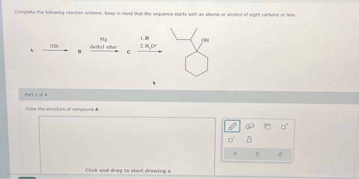 Solved Complete the following reaction scheme, Keep in mind | Chegg.com