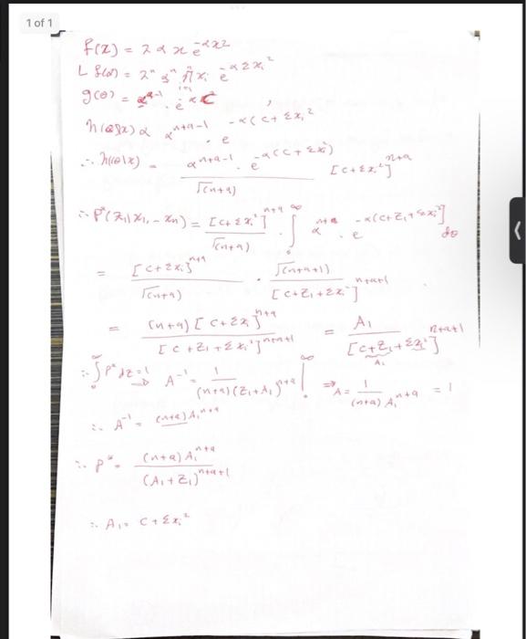 Solved this is my answer for Bayesian prediction interval in | Chegg.com