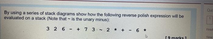 Solved Qui By using a series of stack diagrams show how the | Chegg.com