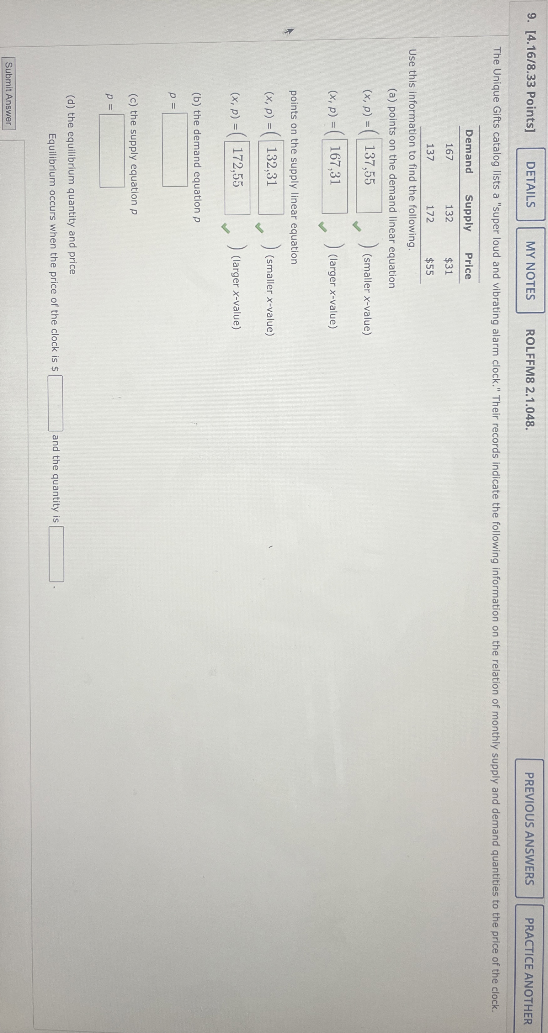 Solved Use this information to find the following.(a) | Chegg.com