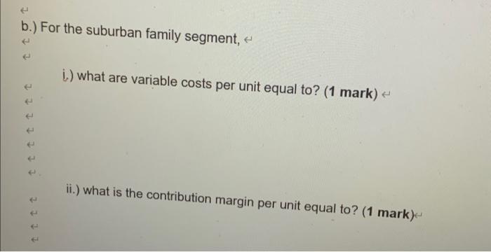 Solved 2.) ( 10 marks) Calculating segment profitability is | Chegg.com