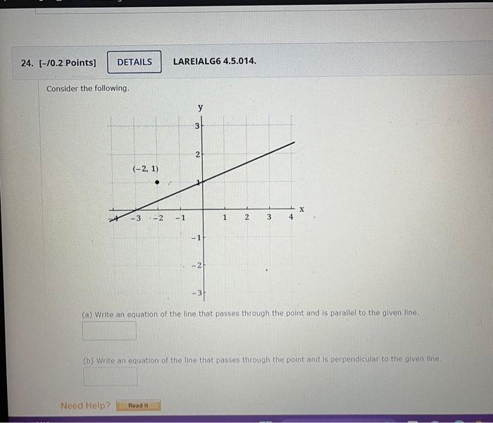 Solved Consider the following. (a) Write an equation of the | Chegg.com