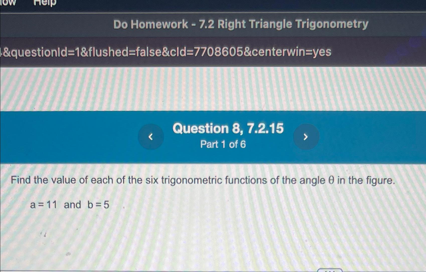 Do Homework - 7.2 ﻿Right Triangle | Chegg.com