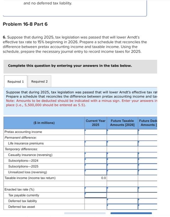 Solved Required information Problem 16-8 (Algo) Multiple | Chegg.com