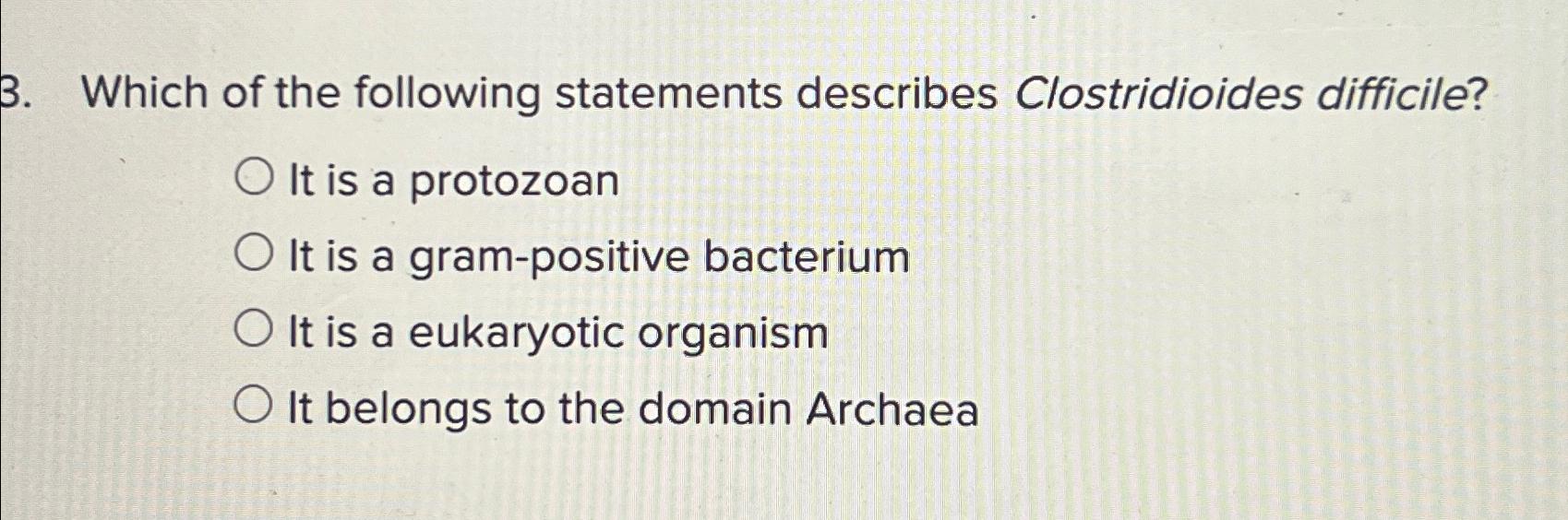 Solved Which of the following statements describes | Chegg.com