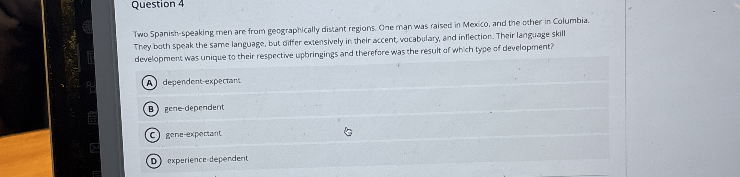 Solved Question 4Two Spanish-speaking men are from | Chegg.com