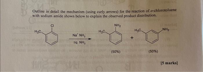 Solved Outline in detail the mechanism (using curly arrows) | Chegg.com
