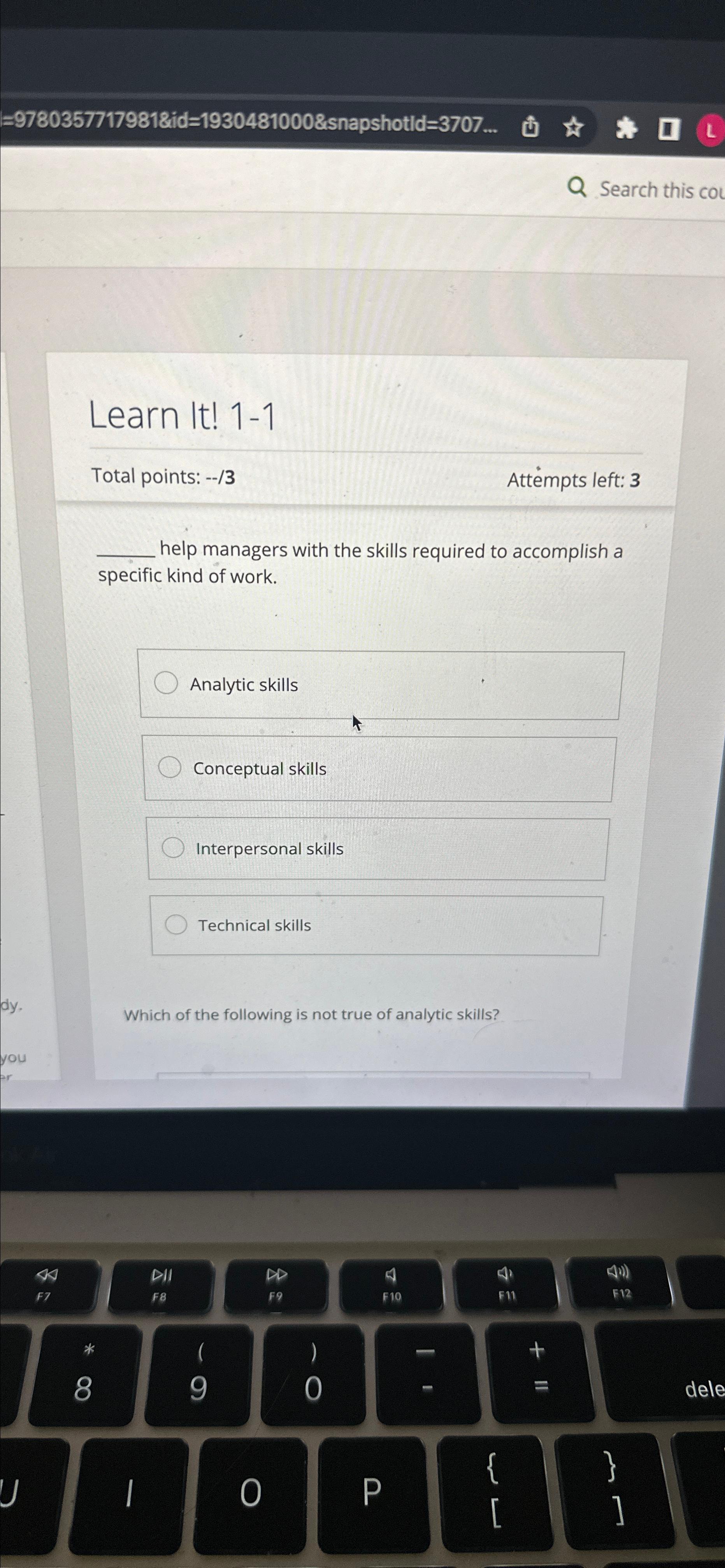Solved Search thisLearn It! 1-1Total points: --3Attempts | Chegg.com