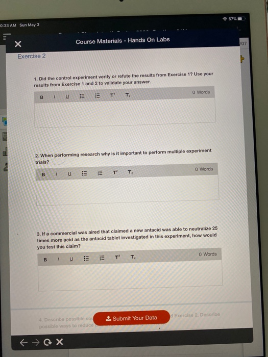 Question: Antacid Analysis And Titration-Lab Report | Chegg.com