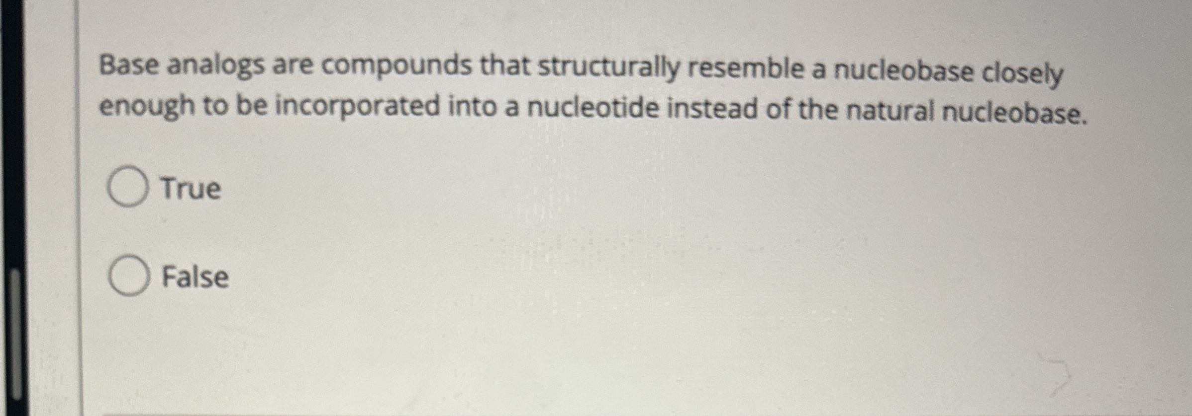 Solved Base analogs are compounds that structurally resemble | Chegg.com