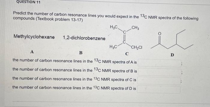 Solved How many kinds of electronically nonequivalent | Chegg.com