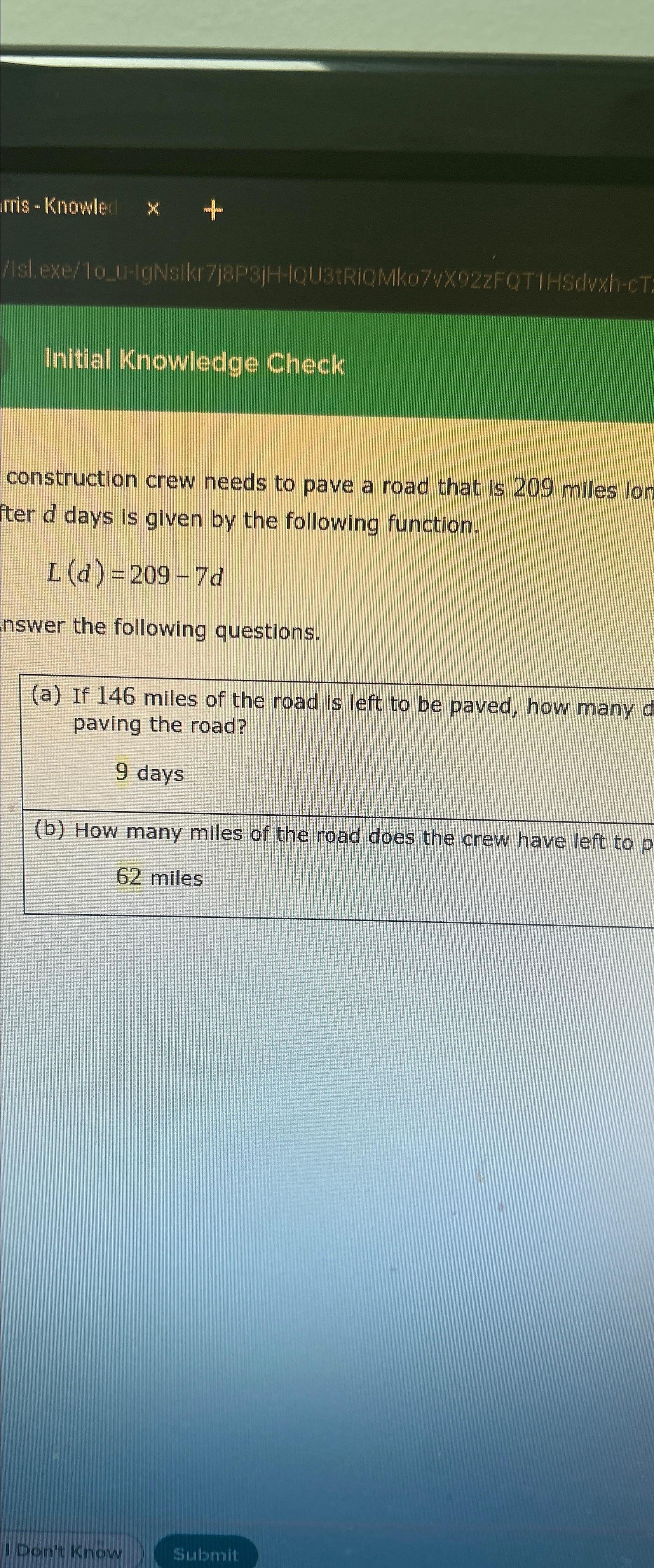 Solved rris - ﻿Knowlex+Initial Knowledge Checkconstruction | Chegg.com