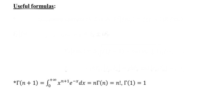 Solved Exercise 1: Calculate the ground state energy of | Chegg.com