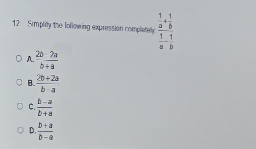Solved Simplify the following expression completely. | Chegg.com