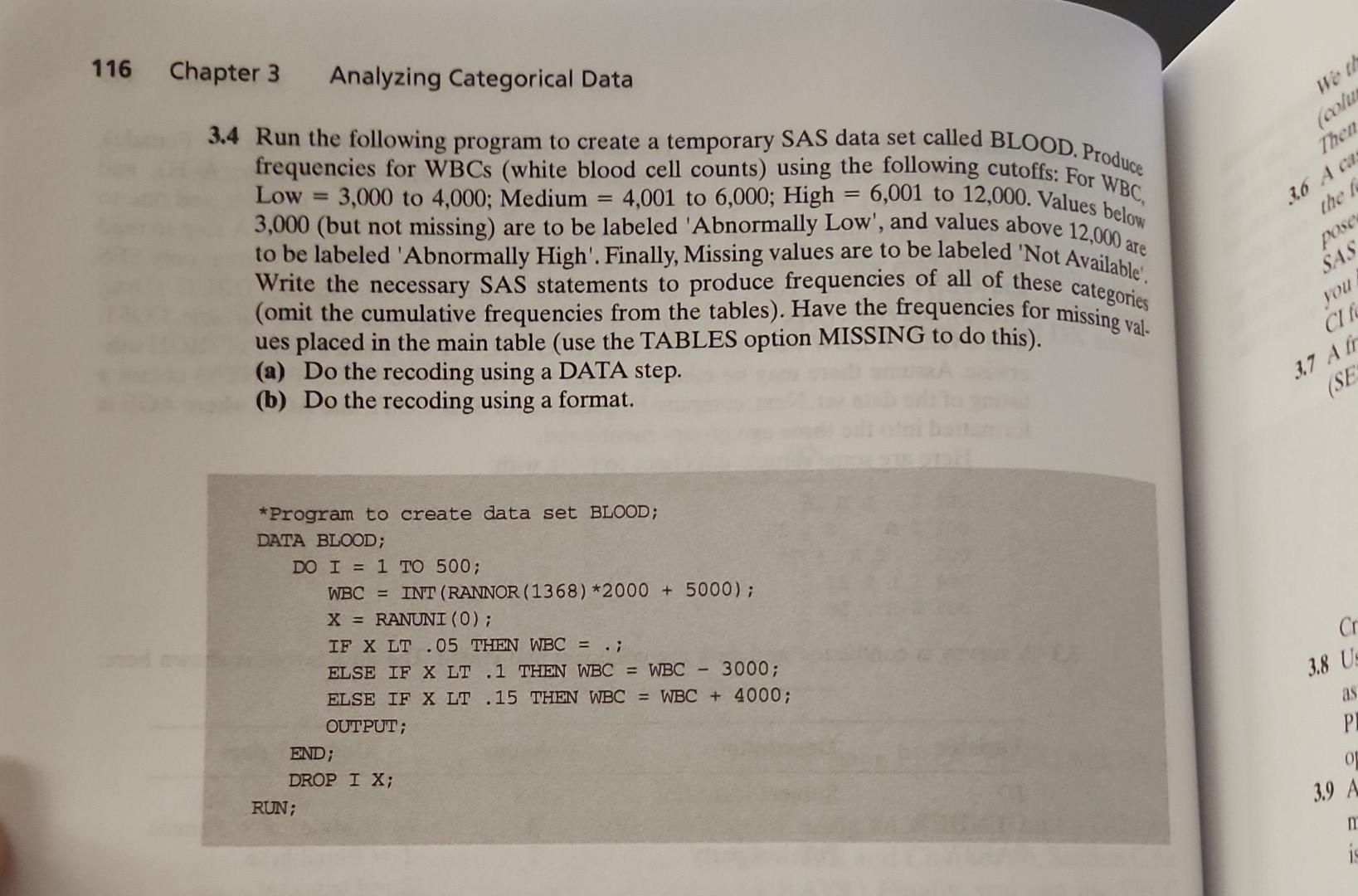 Solved 3.4 Run the following program to create a temporary | Chegg.com