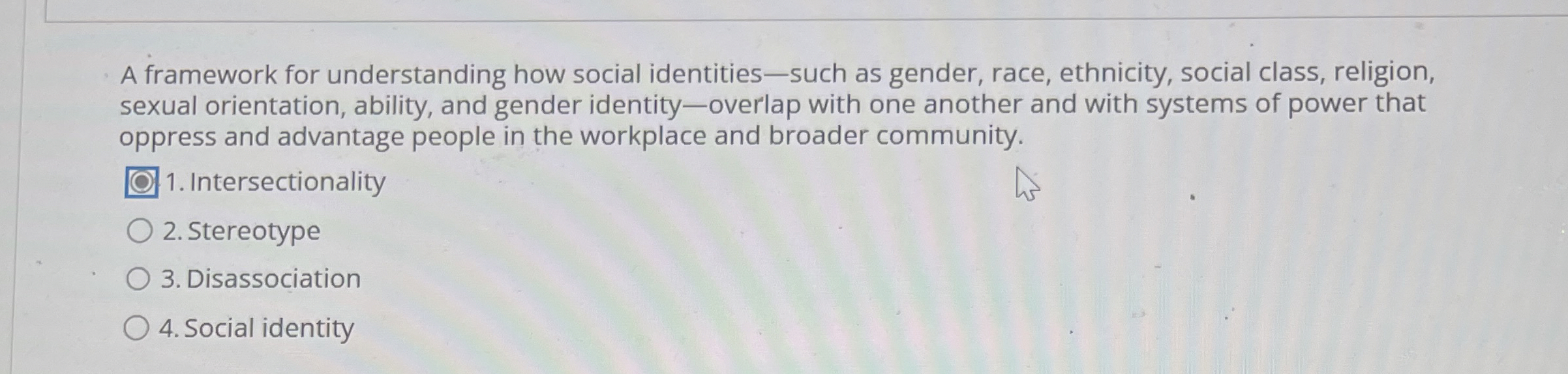 Solved A framework for understanding how social | Chegg.com