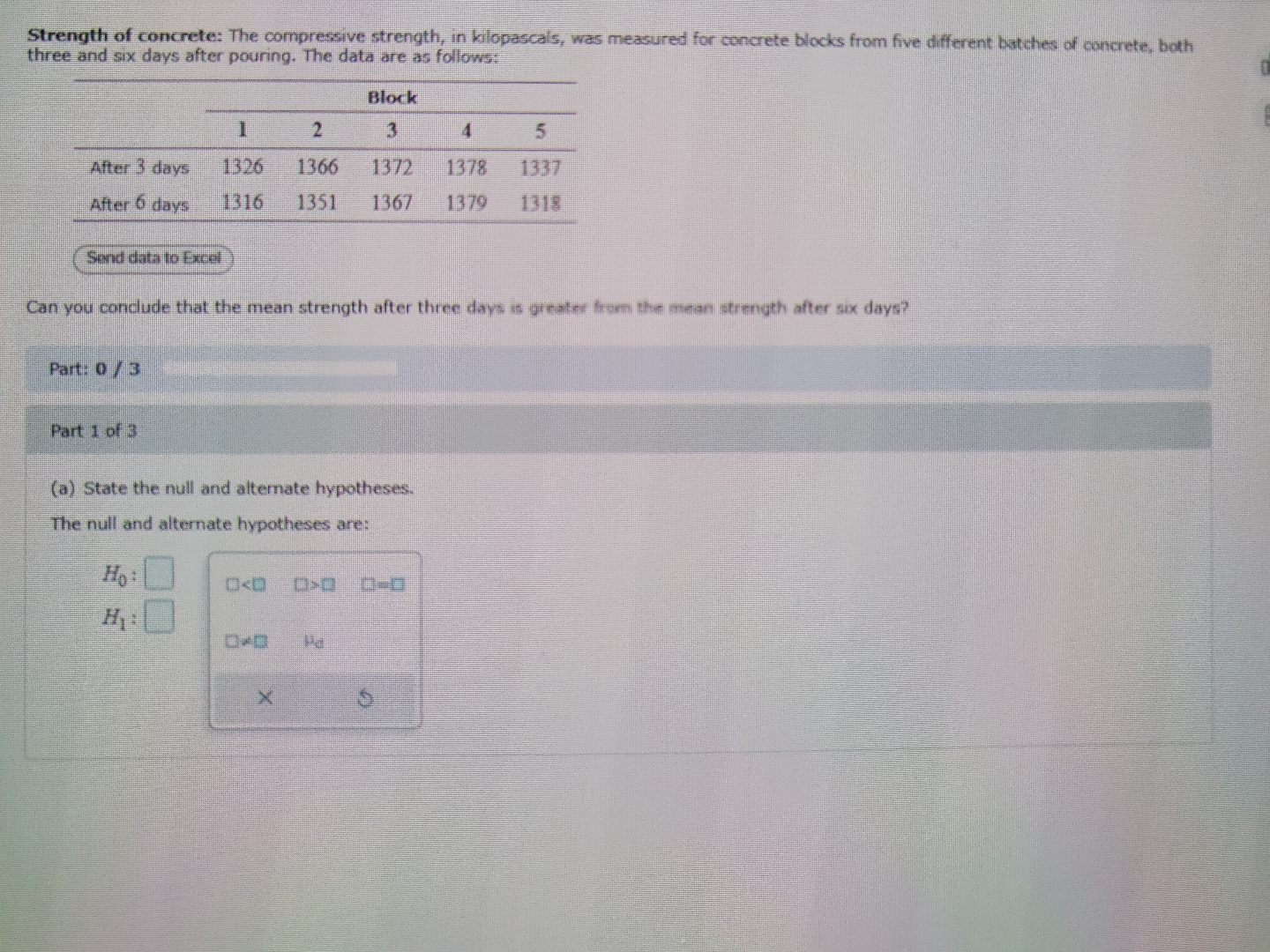 Solved Strength of concrete: The compressive strength, in | Chegg.com