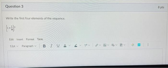 Solved Write the first four elements of the sequence. | Chegg.com