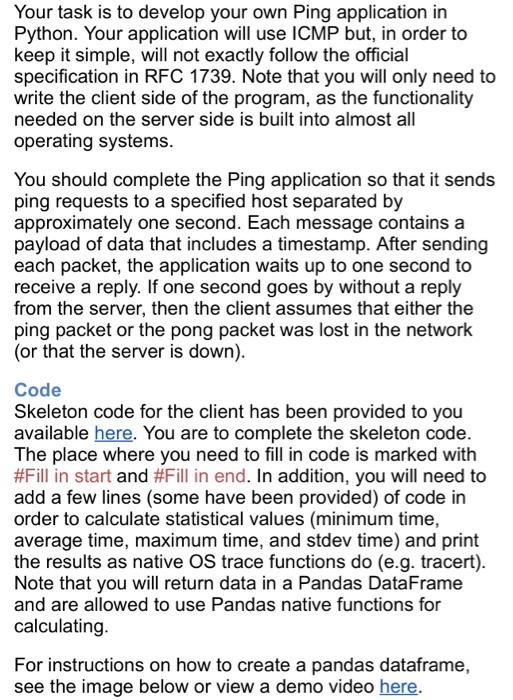 Solved Skeleton code for the client has been provided below. | Chegg.com