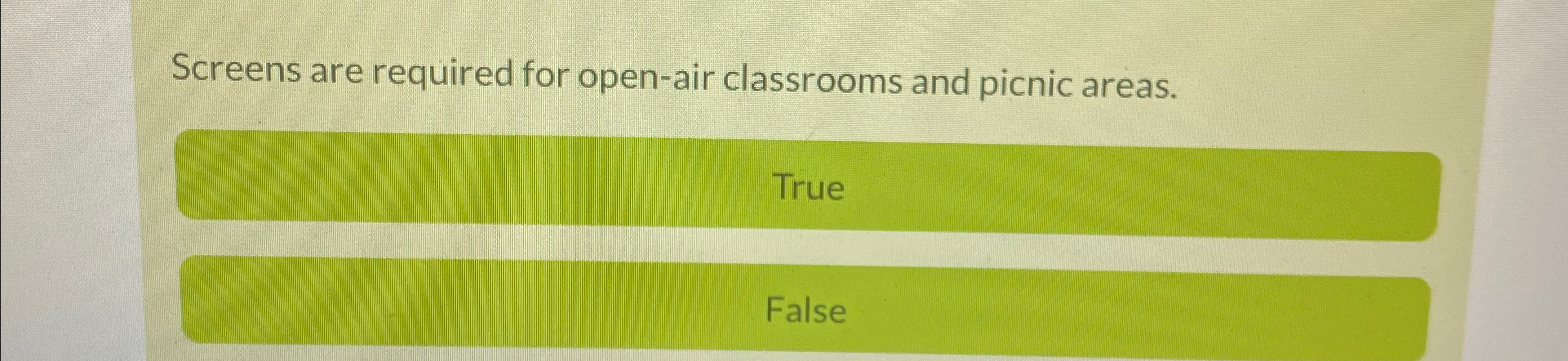 Solved Screens are required for open-air classrooms and | Chegg.com
