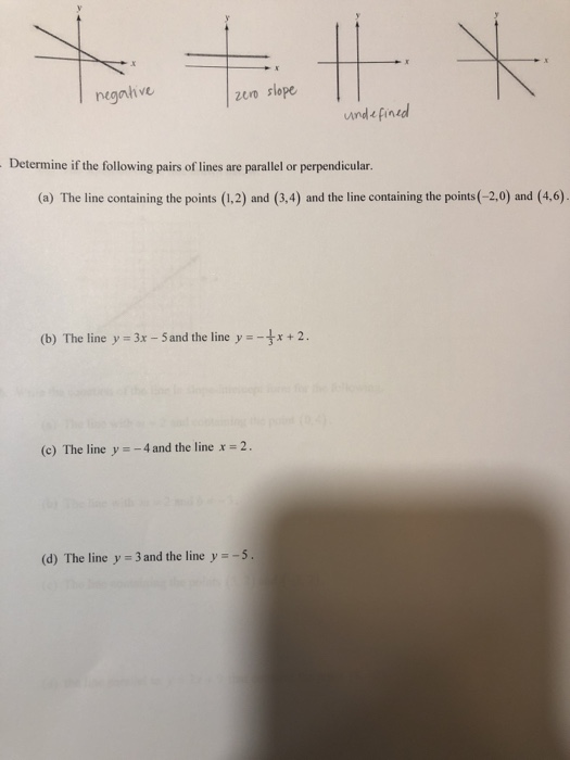 Solved ROBLEMS: Determine the slopes of the following lines. | Chegg.com Solved ROBLEMS: Determine the slopes of the following lines. | Chegg.com