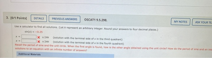 Solved 3. (0/1 Points) DETAILS PREVIOUS ANSWERS OSCAT1 | Chegg.com