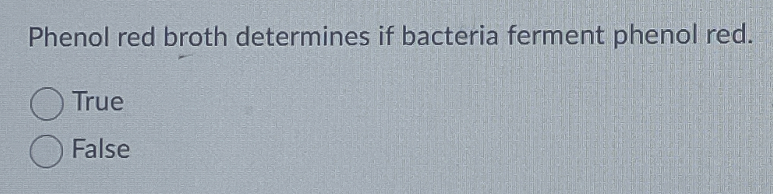 Solved Phenol red broth determines if bacteria ferment | Chegg.com