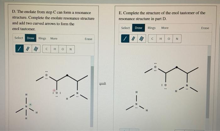 Solved Complete the mechanism for the given conjugate | Chegg.com