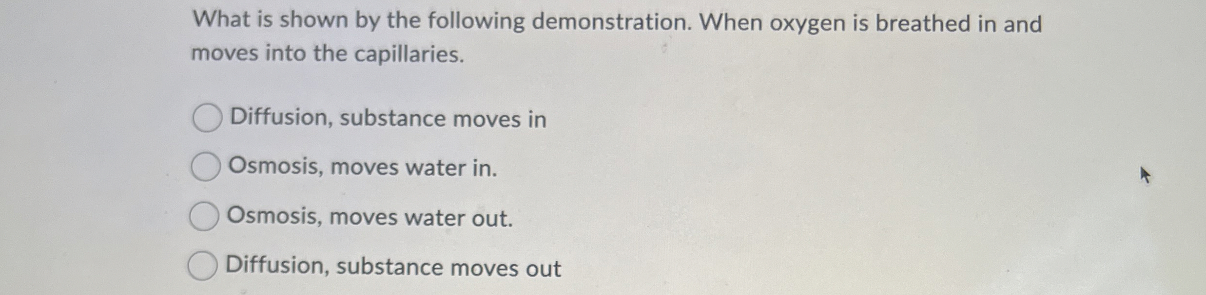 Solved What is shown by the following demonstration. When | Chegg.com