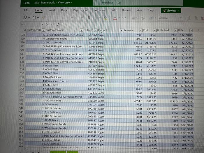 Solved Please see the attached file, the worksheet ‘Merged’ | Chegg.com
