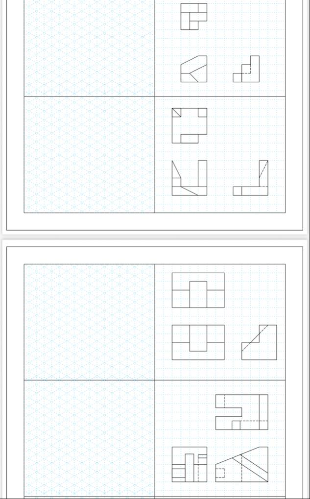 Solved Give me isometric drawing beside the orthographic | Chegg.com