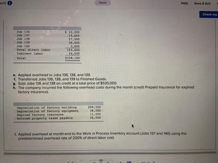 Solved ent Seved Help Save & Exit Check Required information | Chegg.com