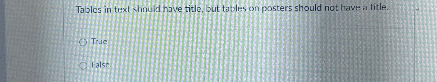 Solved Tables in text should have title, but tables on | Chegg.com
