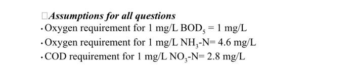 Solved What is the COD (oxygen requirement) of a water that | Chegg.com