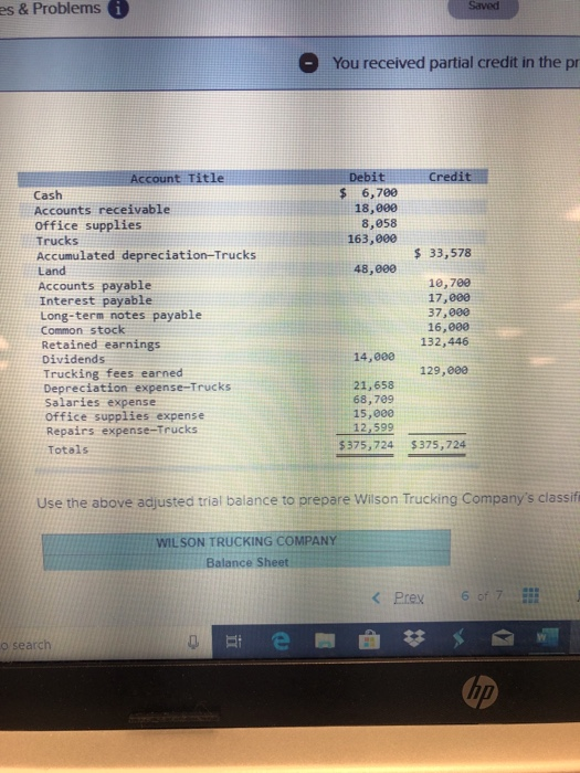 Solved s & Problems - You received partial credit in the pr | Chegg.com