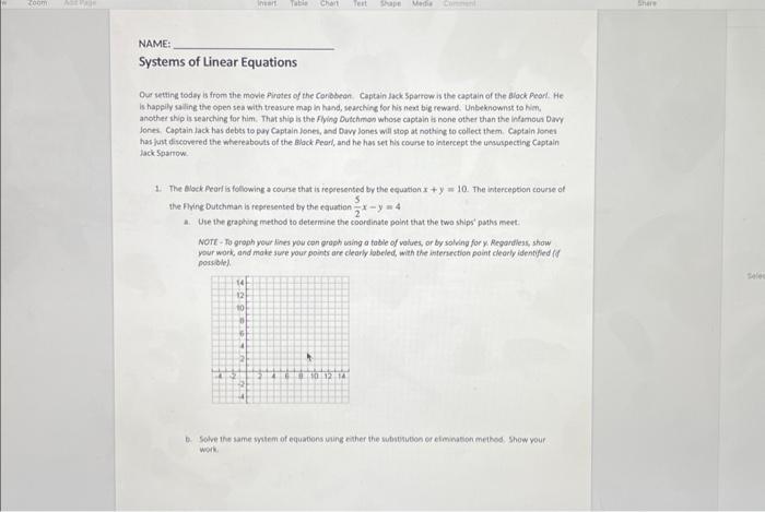 Solved Systems of Linear Equations Our settine todsy is from | Chegg.com