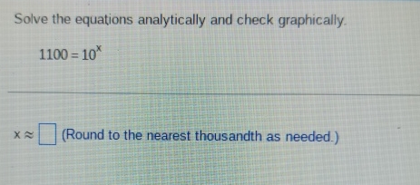 Solved Solve the equations analytically and check | Chegg.com