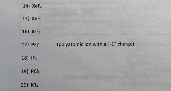 Solved Exception to the octet rule, molecules in which the | Chegg.com
