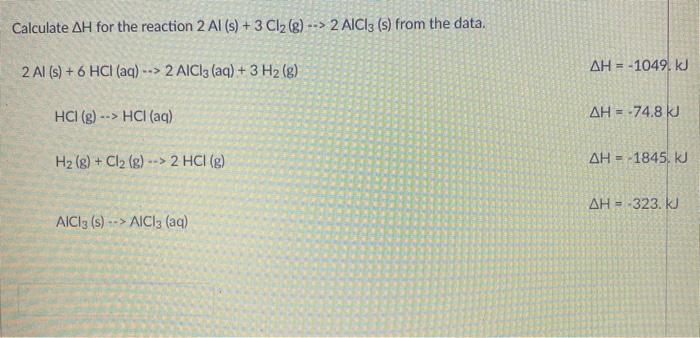 Solved Calculate AH for the reaction 4 NH3 (g) + 5 O2 (g) | Chegg.com