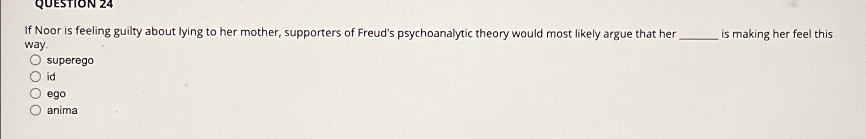 Solved If Noor is feeling guilty about lying to her mother, | Chegg.com