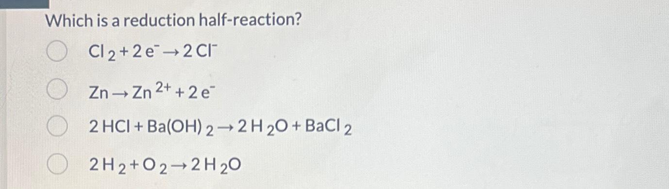 Solved Which is a reduction | Chegg.com