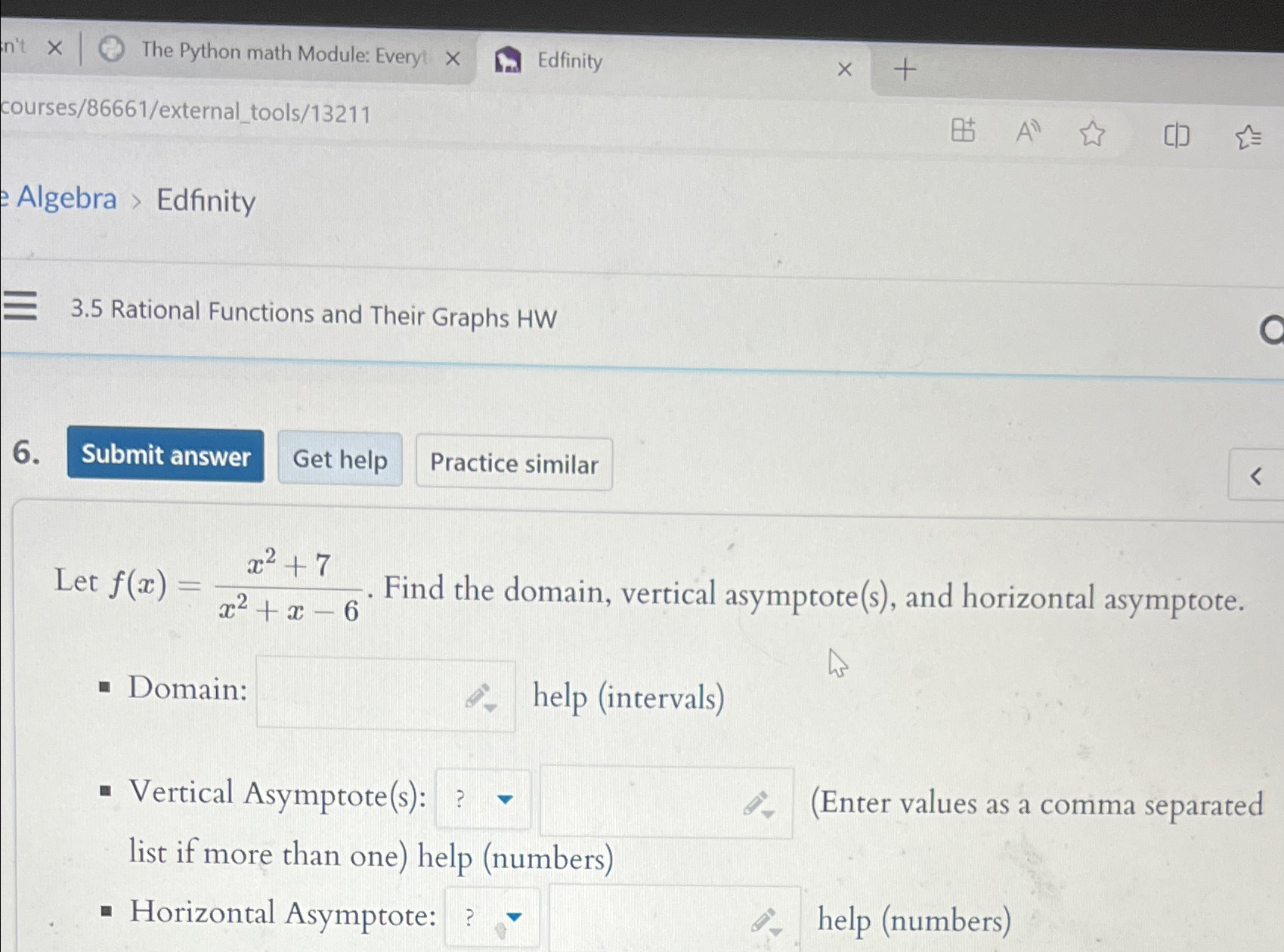 courses/86661/external_tools/13211Algebra > | Chegg.com