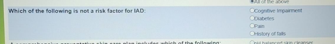 Solved Which of the following is not a risk factor for | Chegg.com